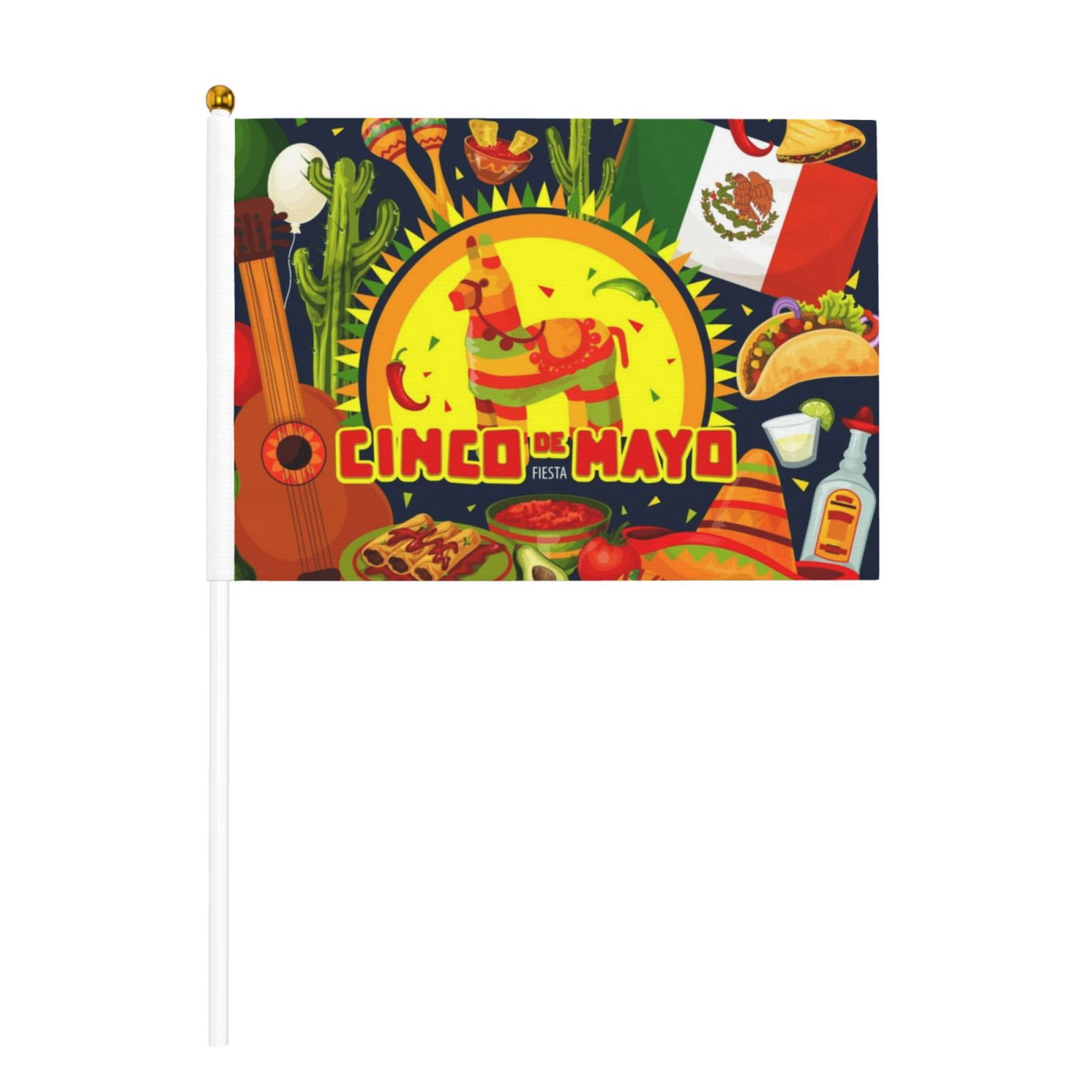 Cinco De Mayo Flag Small Mini Hand Held Flags Small Miniature Flags 5 ...
