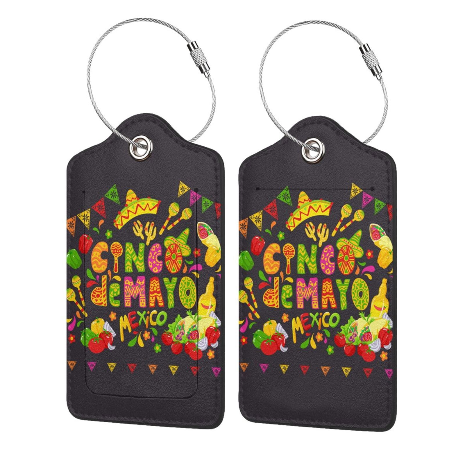 Cinco De Mayo Luggage Tags for Suitcase Tags Identifiers with Privacy ...