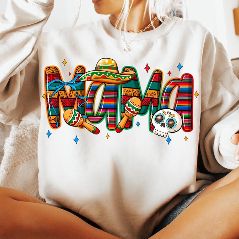 Cinco De Mayo Mama Sweatshirt, Mexican Fiesta Shirt, Tacos and ...