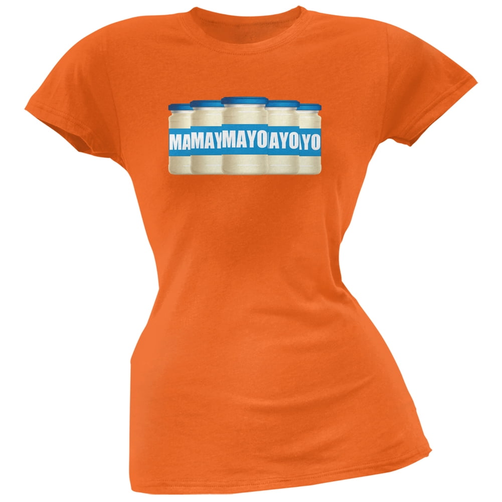 Cinco De Mayo - Mayonnaise Orange Soft Juniors T-Shirt - Medium ...