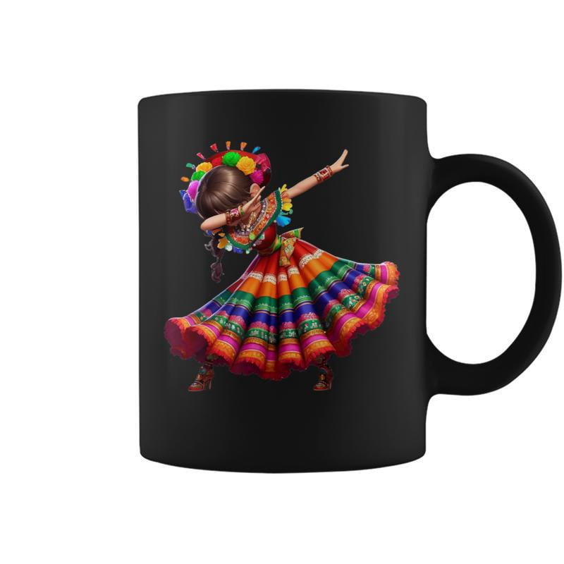 Cinco De Mayo Mexican Dabbing Woman Cinco De Mayo Coffee Mugs - Walmart.com