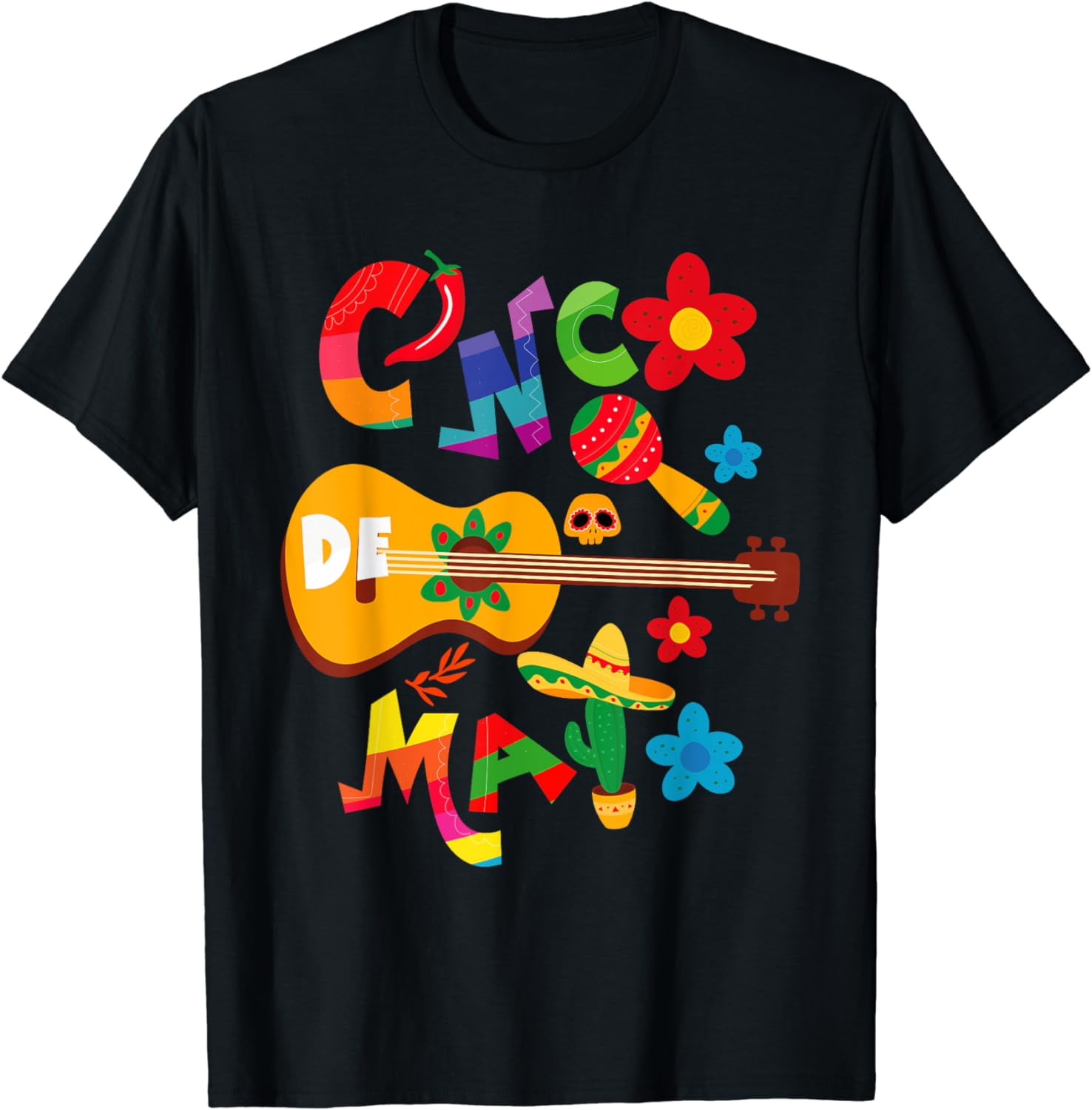 Cinco De Mayo Mexican Fiesta 5 De Mayo Happy 5th May Day T-Shirt ...