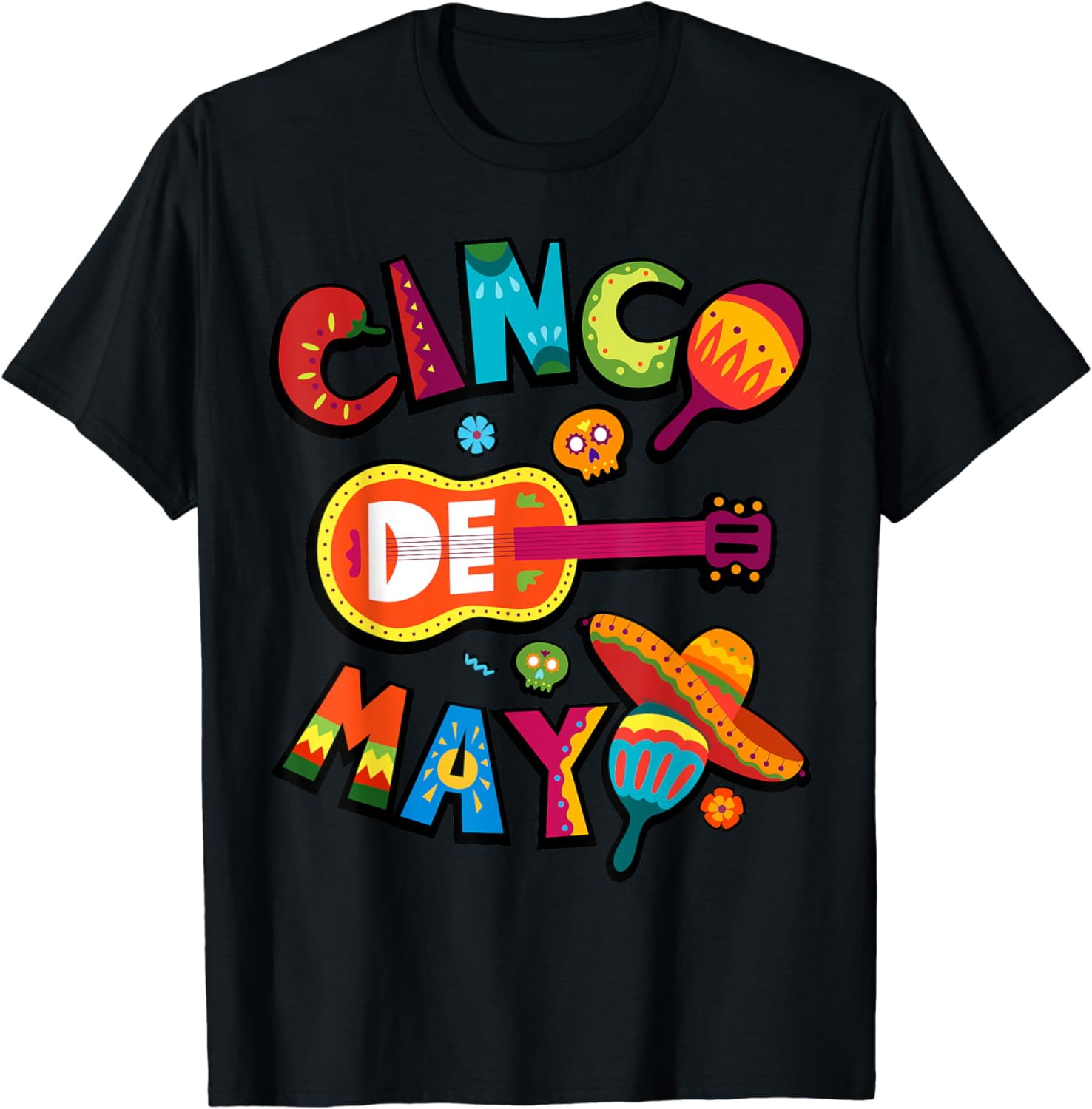 Cinco De Mayo Mexican Fiesta 5 De Mayo T-Shirt - Walmart.com