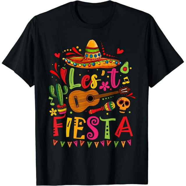 Cinco De Mayo Mexican Guitar Cactus Funny Mexican Fiesta T Shirt