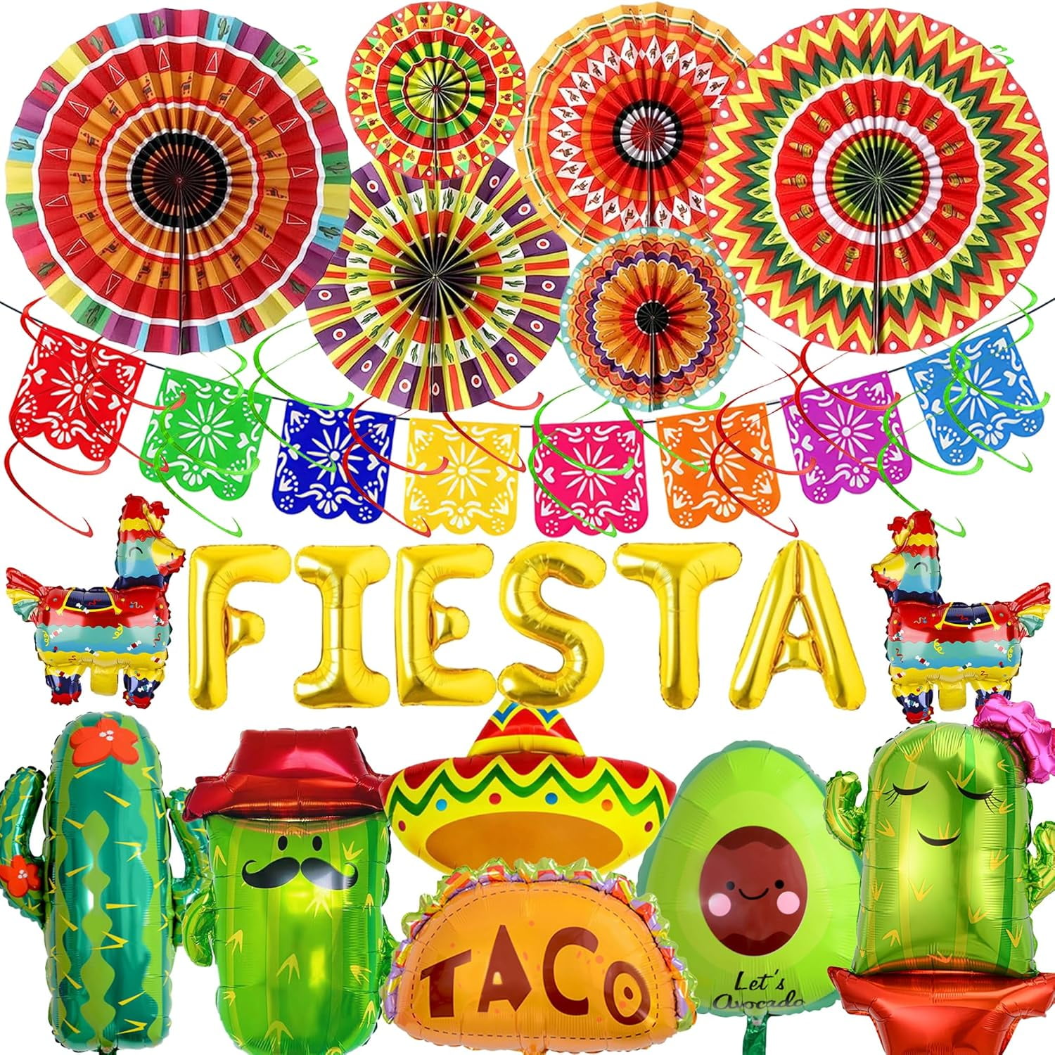 Cinco De Mayo Party Decorations - 28 Pcs Mexican Party Decorations ...