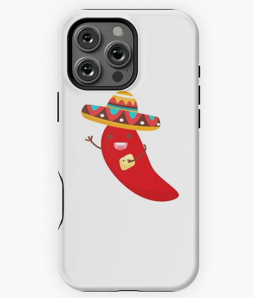 Cinco De Mayo Pepper Design Mexican Phone Case for iPhone 16 15 14 13 ...