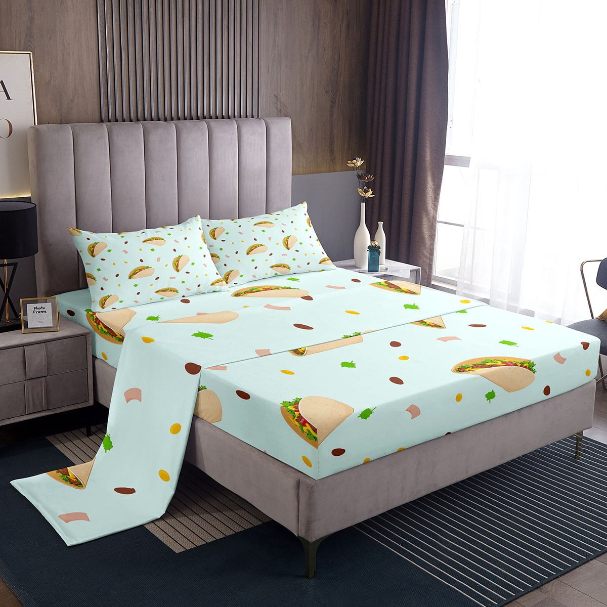 Cinco De Mayo Sheets Taco Sheet Set Gifts for Women Men Kids Mexican ...