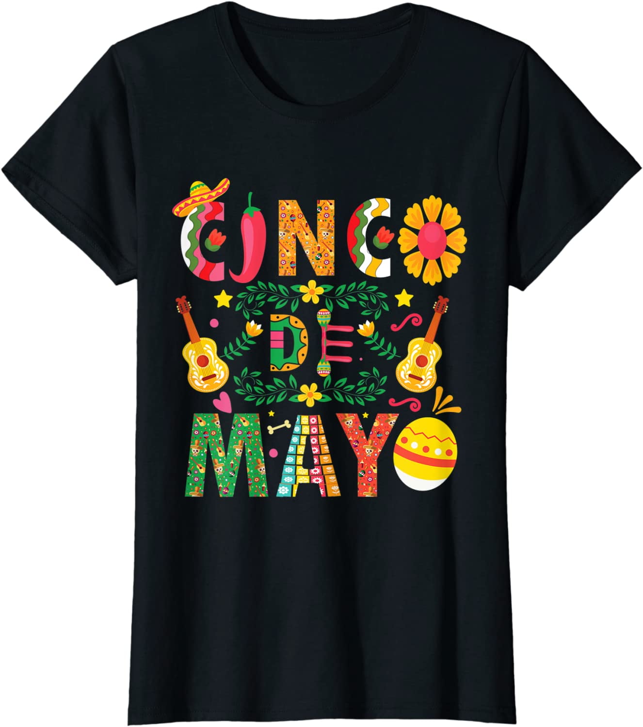 Cinco De Mayo Shirt Mexican Fiesta 5 De Mayo T-Shirt - Walmart.com