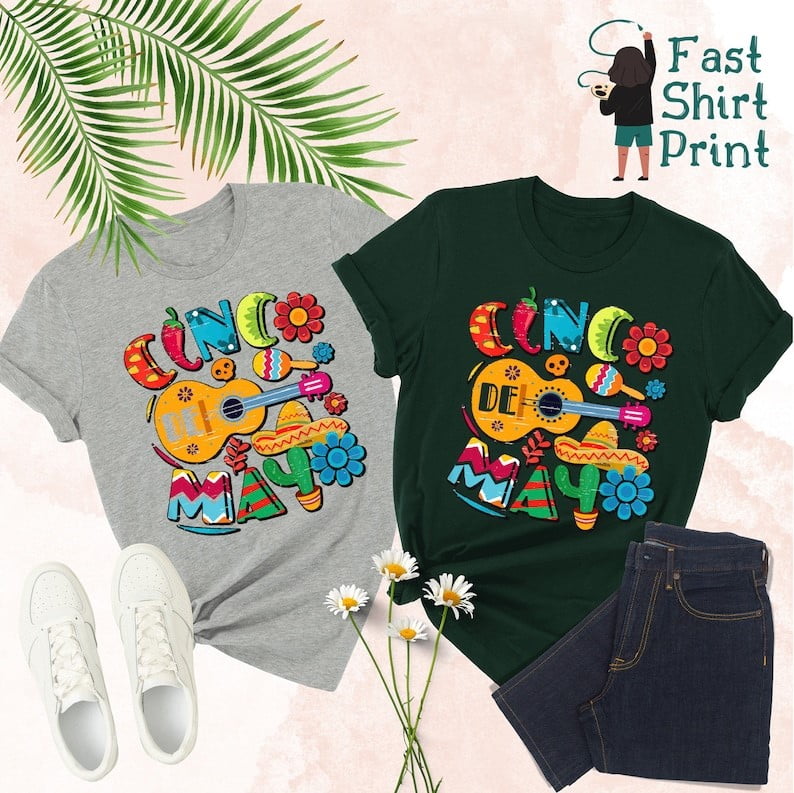 Cinco De Mayo Shirt, Mexican Fiesta Shirt, Mexican Festival Gift, Happy ...