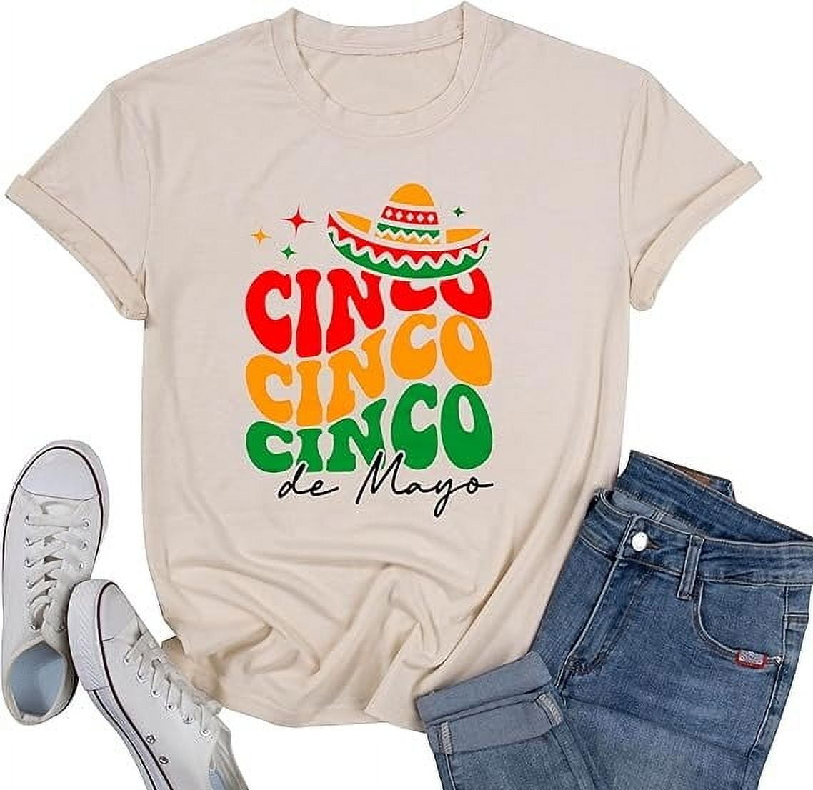 Cinco De Mayo Shirts Women Mexican Fiesta Vacation T Shirt - Walmart.com