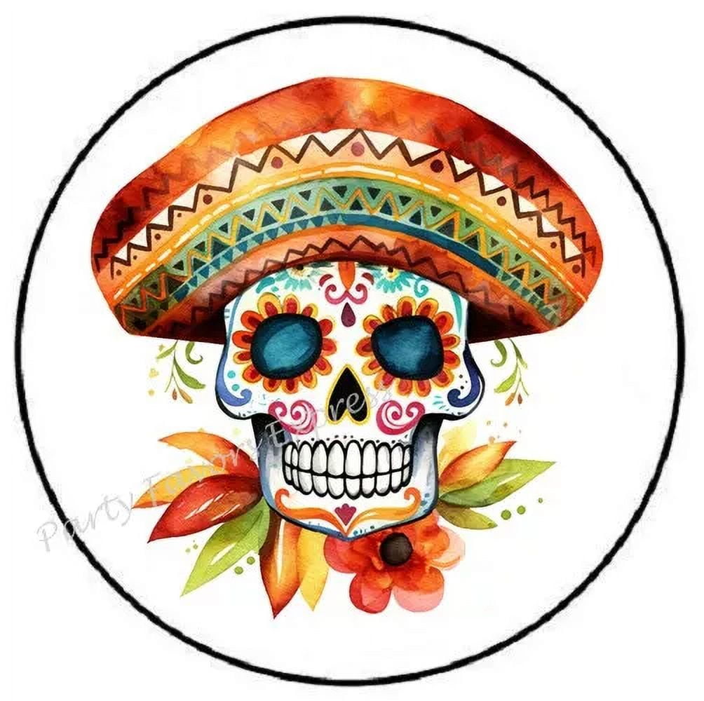 Cinco De Mayo Skeleton Fiesta Stickers Party Favors Gift For You ...