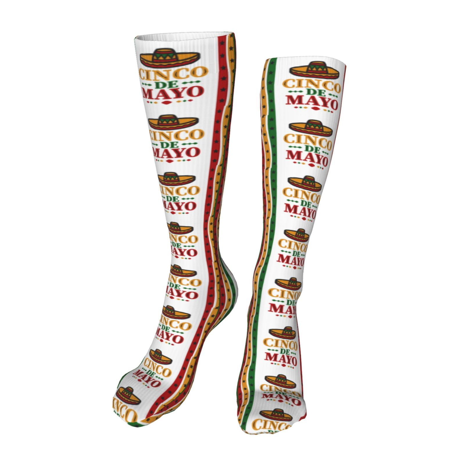 Cinco De Mayo Socks Casual Crew Socks For Women'S Men Running Sport ...