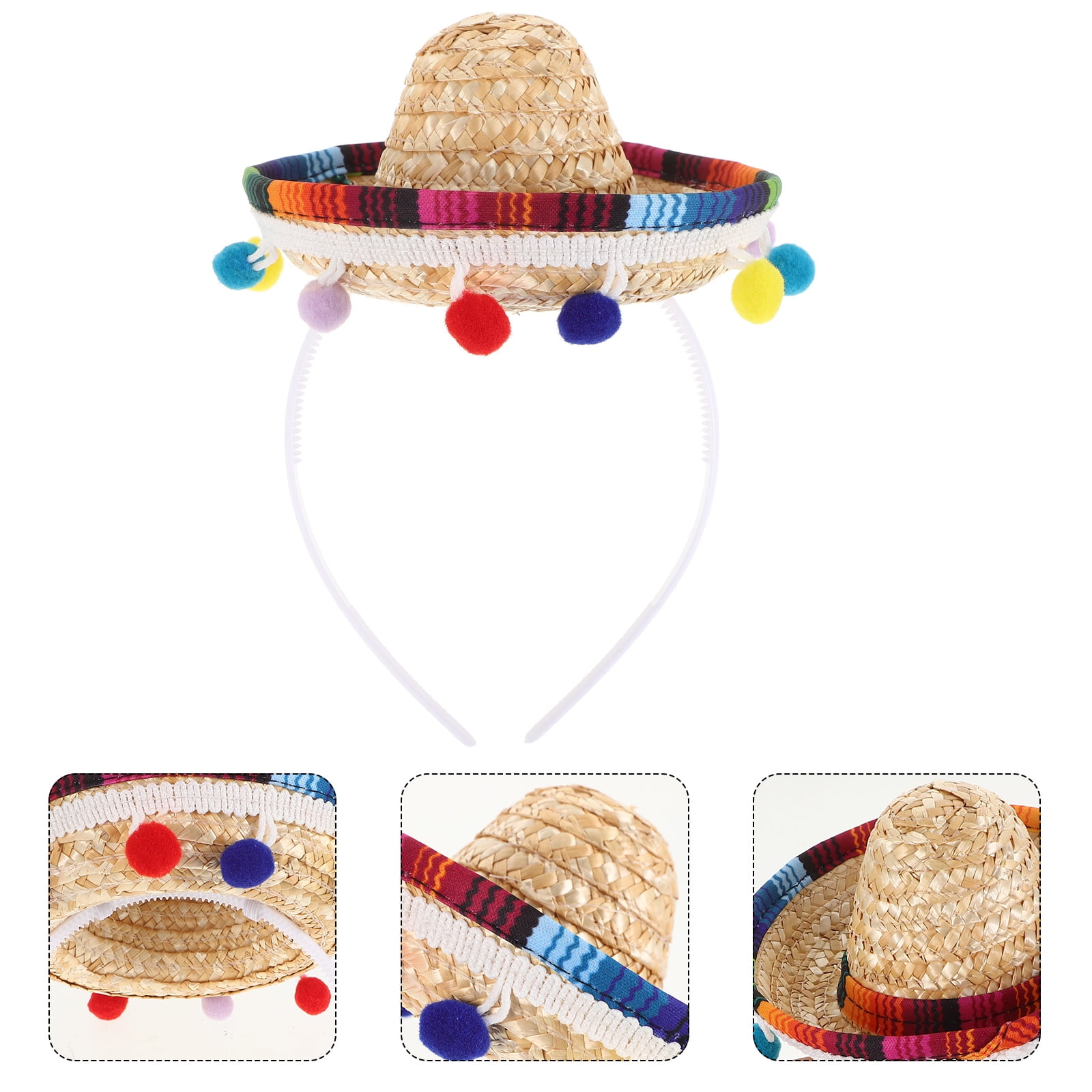 Cinco De Mayo Sombrero Hat Mini Mexican Hats Headband Birthday Party ...