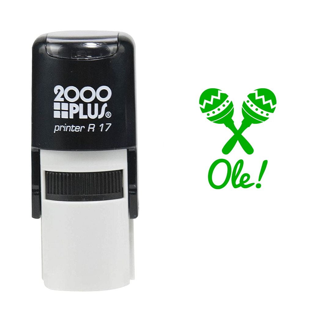 Cinco De Mayo Stamp-Green Ink - Walmart.com