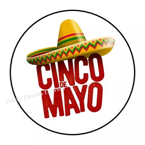 Cinco De Mayo Sticker Party Favors Sticker Envelope Seals Labels ...