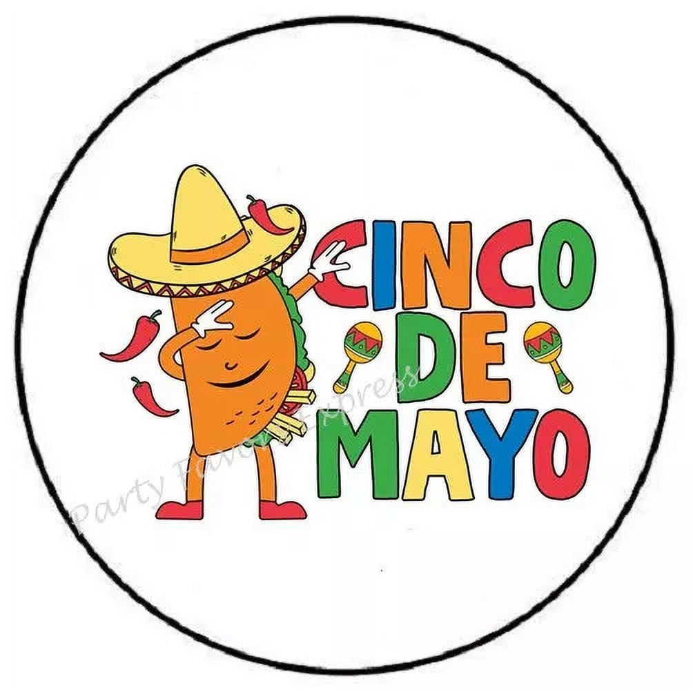 Cinco De Mayo Sticker Party Favors Sticker Envelope Seals Labels ...