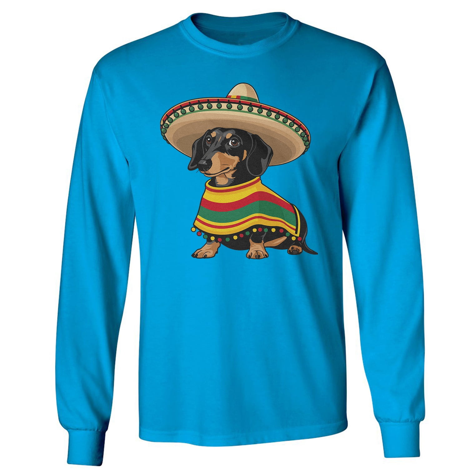 Cinco De Mayo Wiener Dog - Dachshund Fiesta Long Sleeve T-Shirt ...