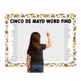 Cinco De Mayo Word Search Game, Giant Puzzle, Large Word Find, Fiesta ...