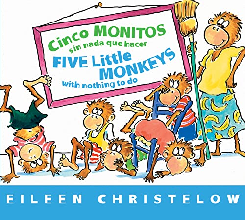 Pre-Owned Five Little Monkeys with Nothing to Do/Cinco Monitos Sin NADA ...