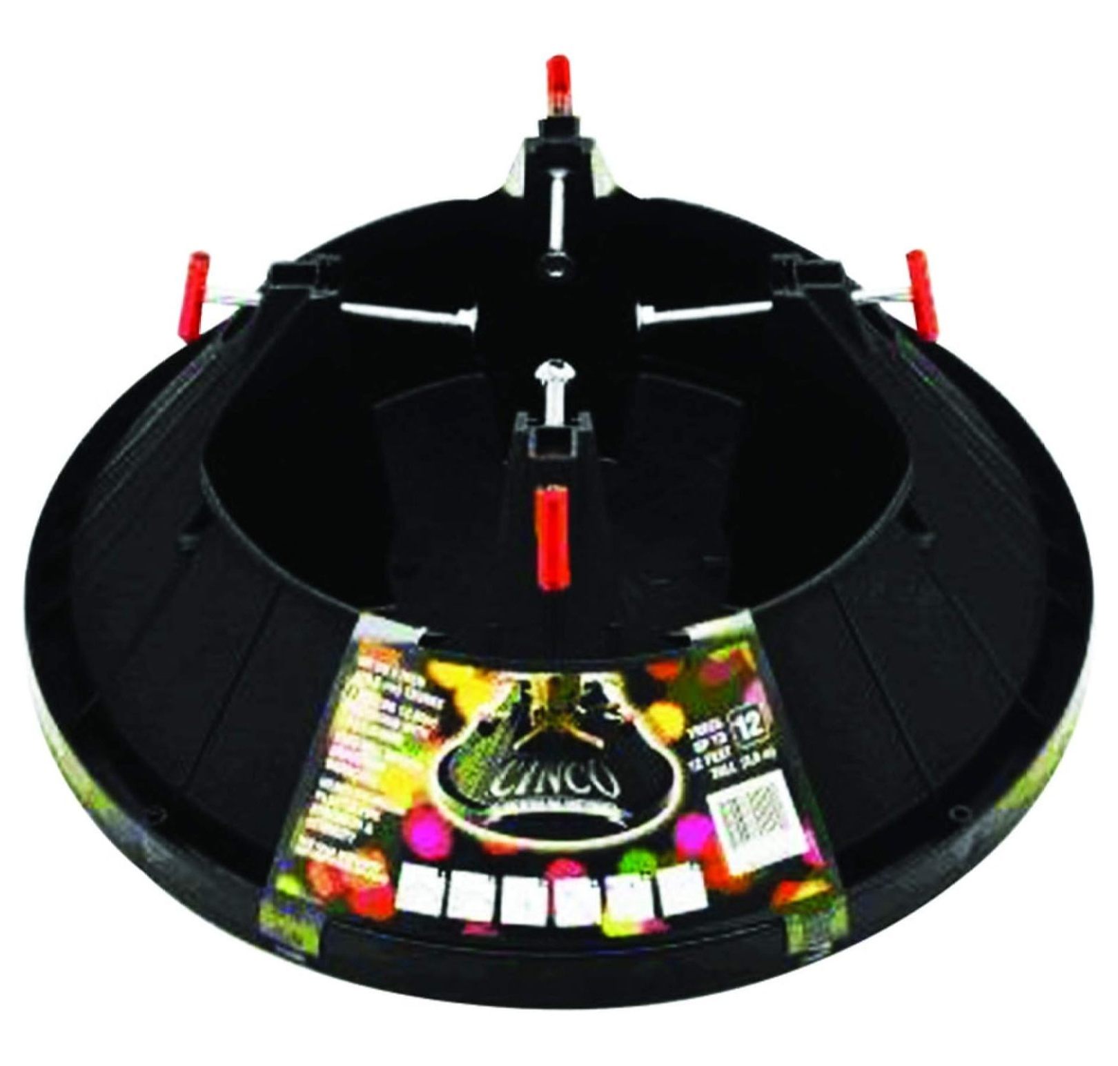 Cinco Plastic Black Christmas Tree Stand 12 ft. Tree Height - Walmart.com