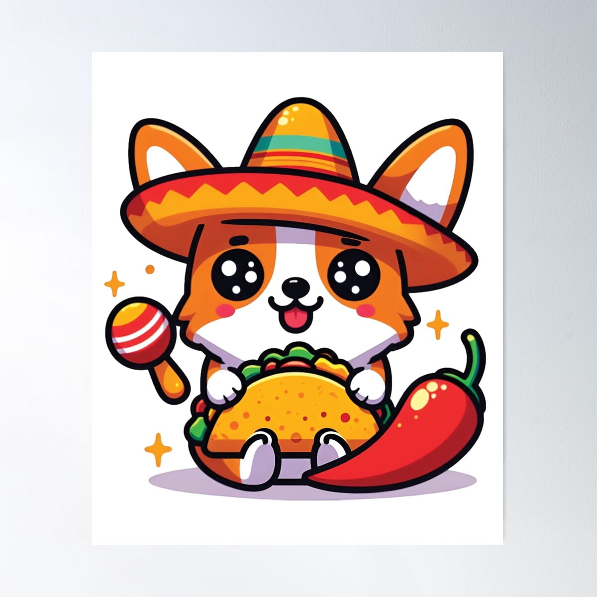 Cinco de Mayo Corgi | Festive Fiesta Dog | Cute & Funny Mexican ...