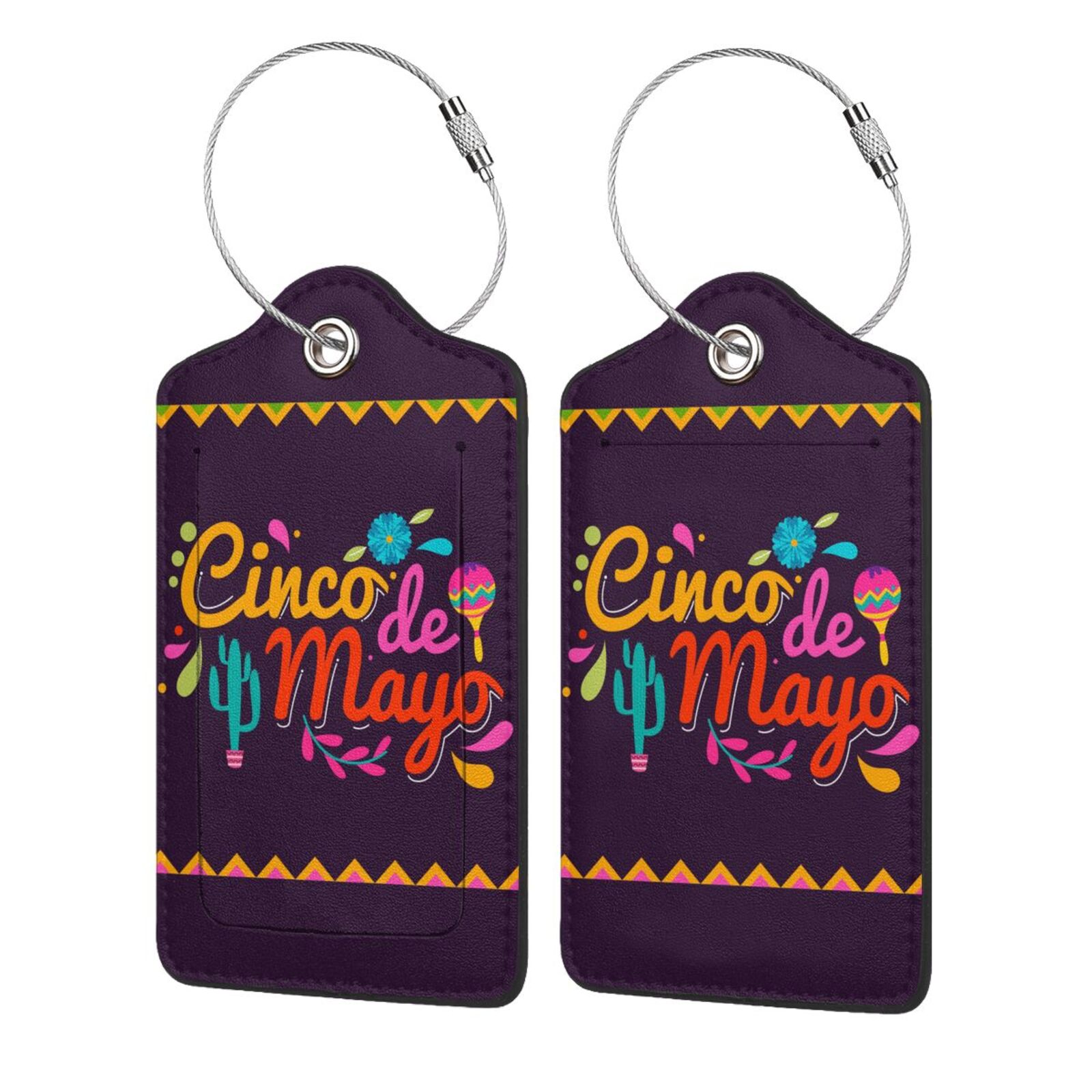 Cinco de Mayo Mexican Fiesta 2023 Luggage Tags for Suitcase Tags ...