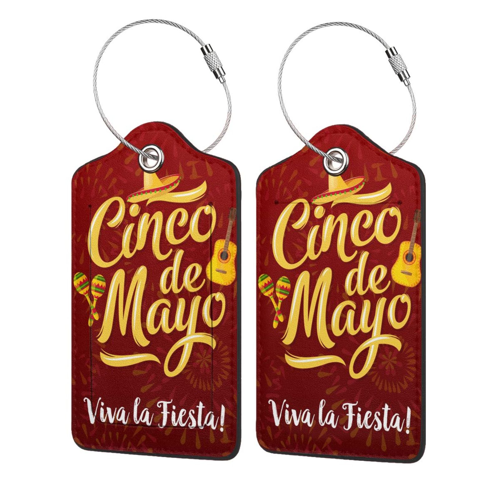 Cinco de Mayo Mexican Fiesta 2023 Luggage Tags for Suitcase Tags ...