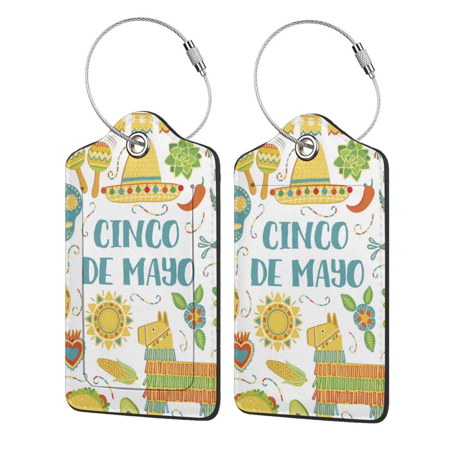 Cinco de Mayo Mexican Fiesta 2023 Luggage Tags for Suitcase Tags ...