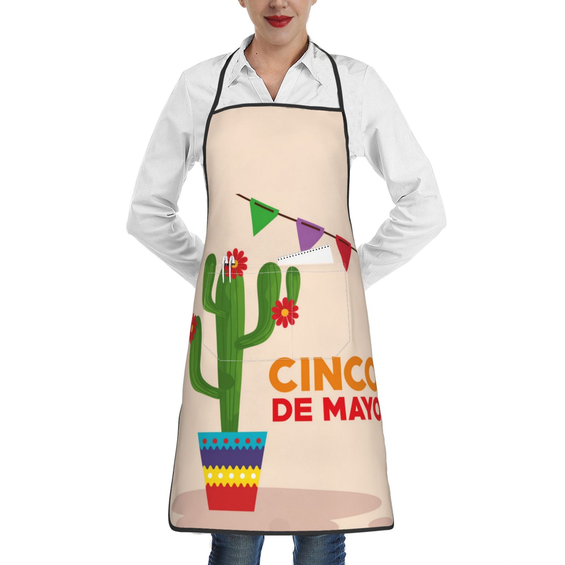 Cinco de Mayo Mexican Fiesta 2024 Aprons for Women Men Waterproof Apron ...