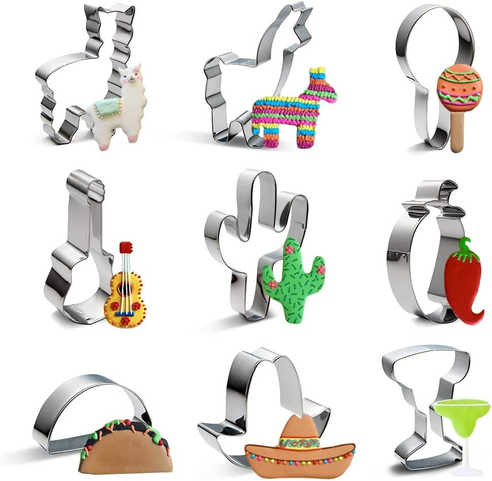 Cinco de Mayo/Mexican Fiesta Pinata Cookie Cutters Stainless Steel Cake ...