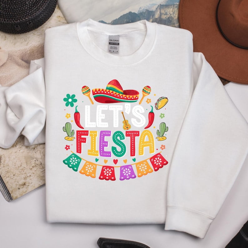 Cinco de Mayo Sweatshirt, Kids Fiesta Shirt, Cinco de Mayo 5 De Mayo ...