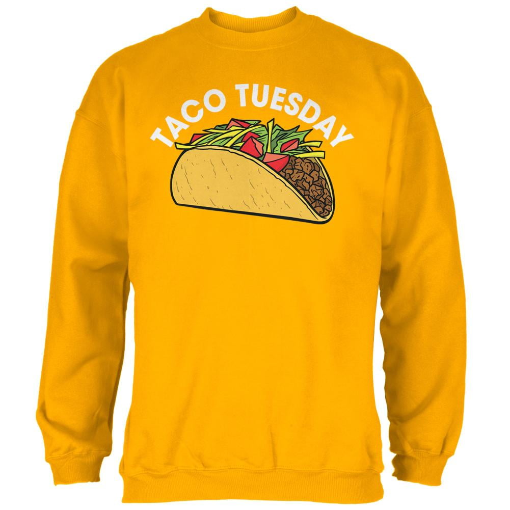 Cinco de Mayo Taco Tuesday Mens Sweatshirt Gold X-LG - Walmart.com