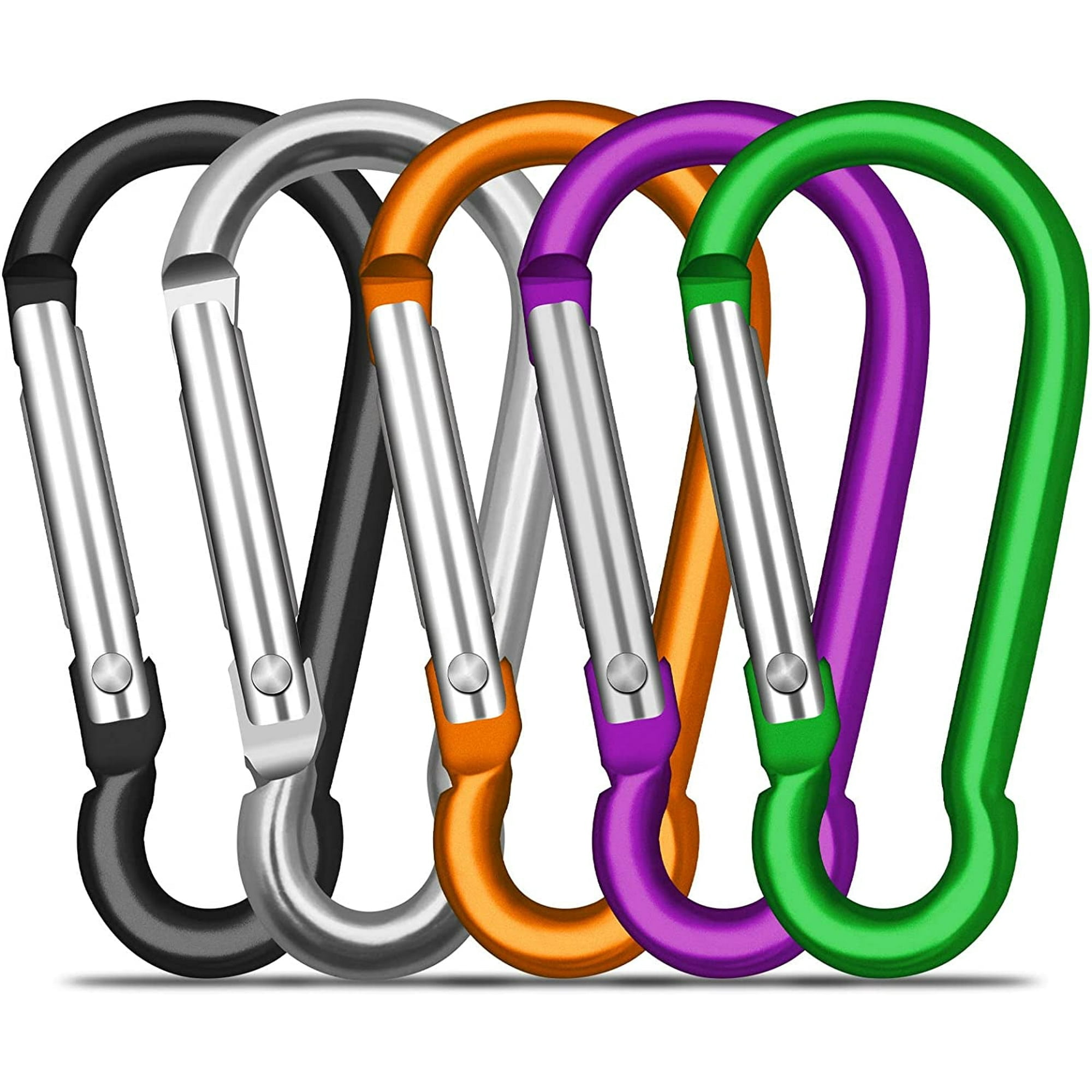 Cincofelia 5 Pack 3 inch Heavy Duty Carabiners, Snap Hook Clips for ...