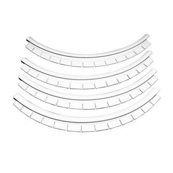 Cinderella CP2PCP2 2 ft. CP2 Radius Aluminum Coping Corner Set, White ...