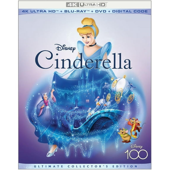 Disney's Cinderella: 4K Ultra HD, Blu-ray & Digital Copy - Family Movie ...