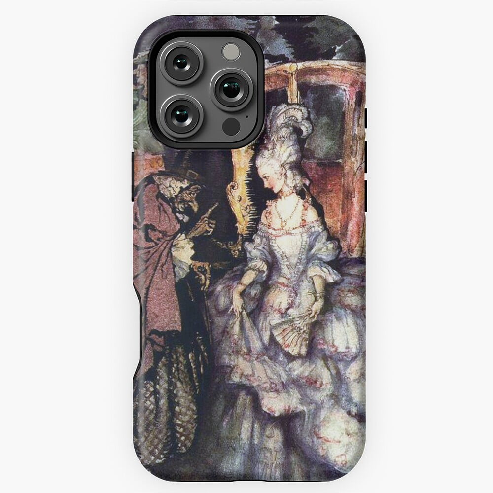 Cinderella Brothers Grimm Arthur Rackham Phone Case for iPhone 16 15 14 ...