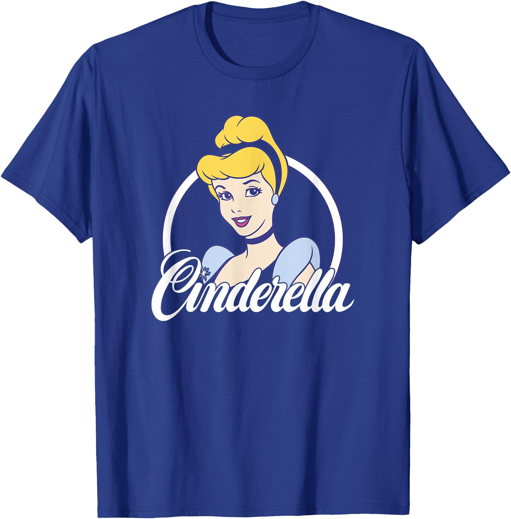 Cinderella Classic Princess DTG Print Unisex T-Shirt,Royal Blue Color ...