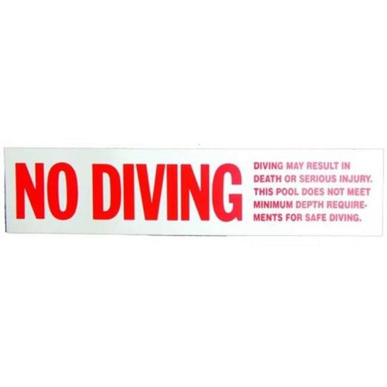 Cinderella - Coping NDL1 No Diving Label for NonDiving Pools - Walmart.com