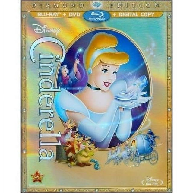 Cinderella (Diamond Edition) (Blu-ray + DVD + Digital Copy) (Widescreen ...