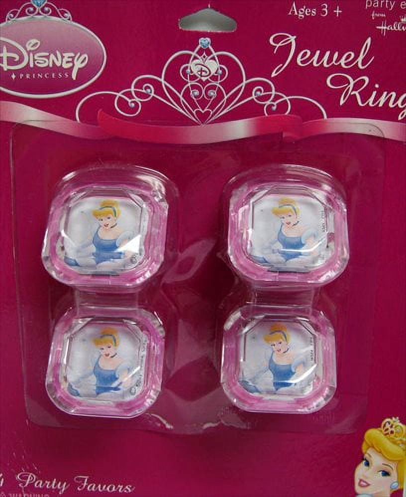 Cinderella 'Dreamland' Plastic Rings / Favors (4ct) - Walmart.com
