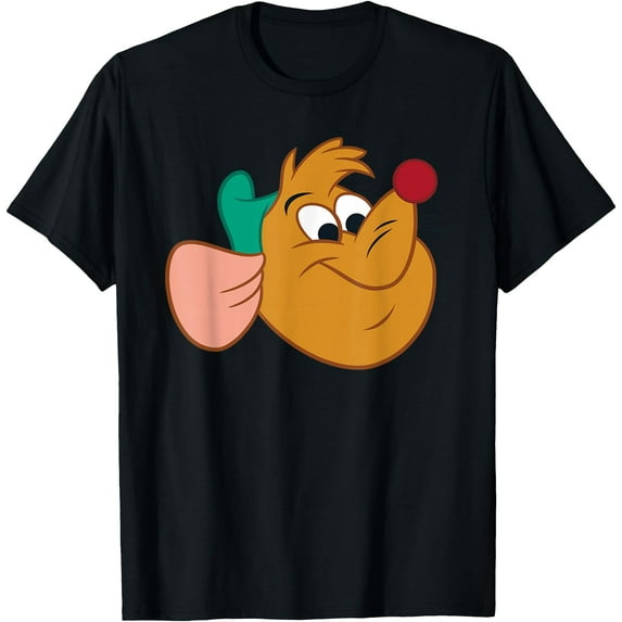 Cinderella Gus the Mouse Big Face Sidekick DTG Print Unisex T-Shirt ...