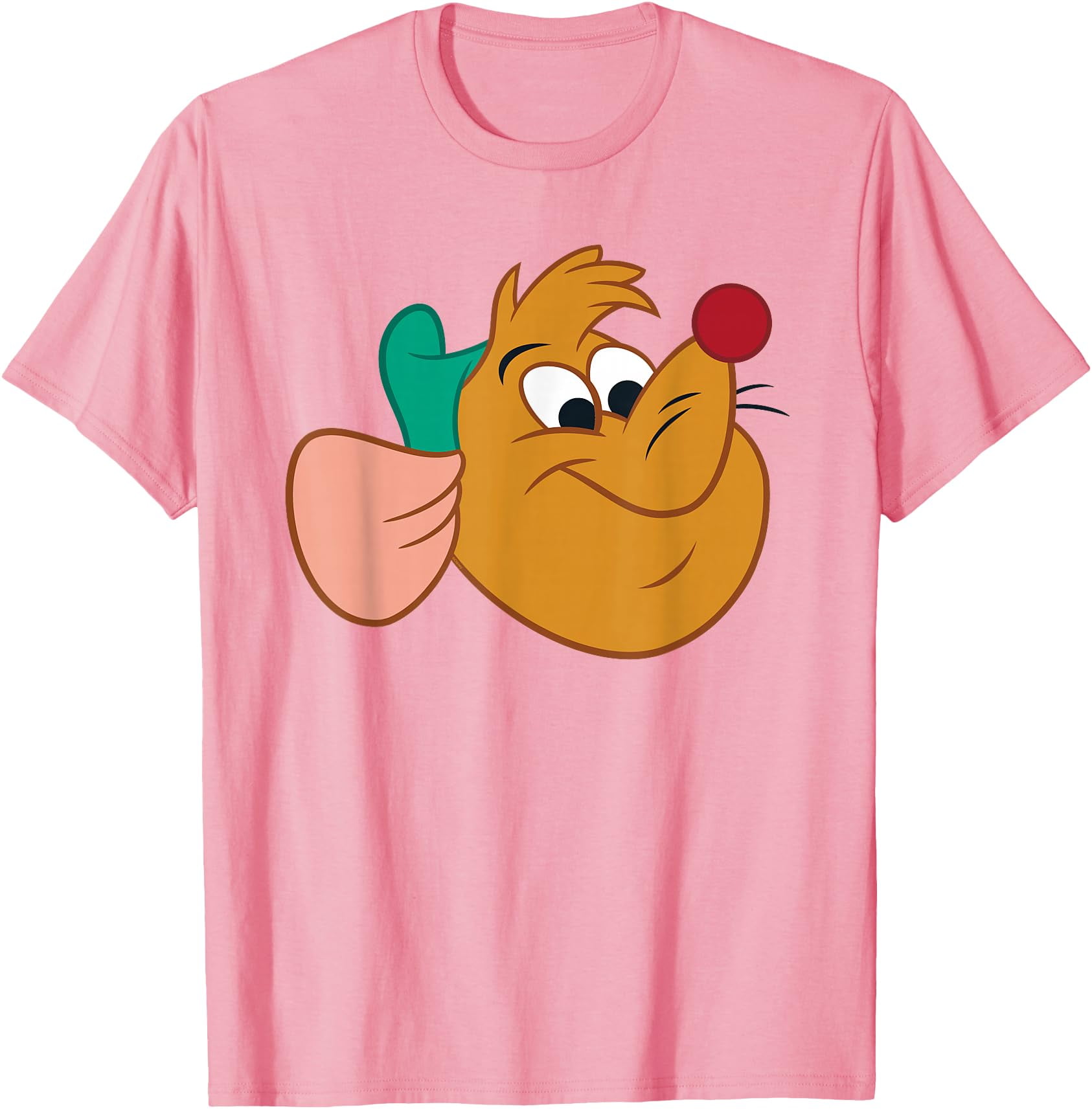 Cinderella Gus the Mouse Big Face Sidekick DTG Print Unisex T-Shirt ...