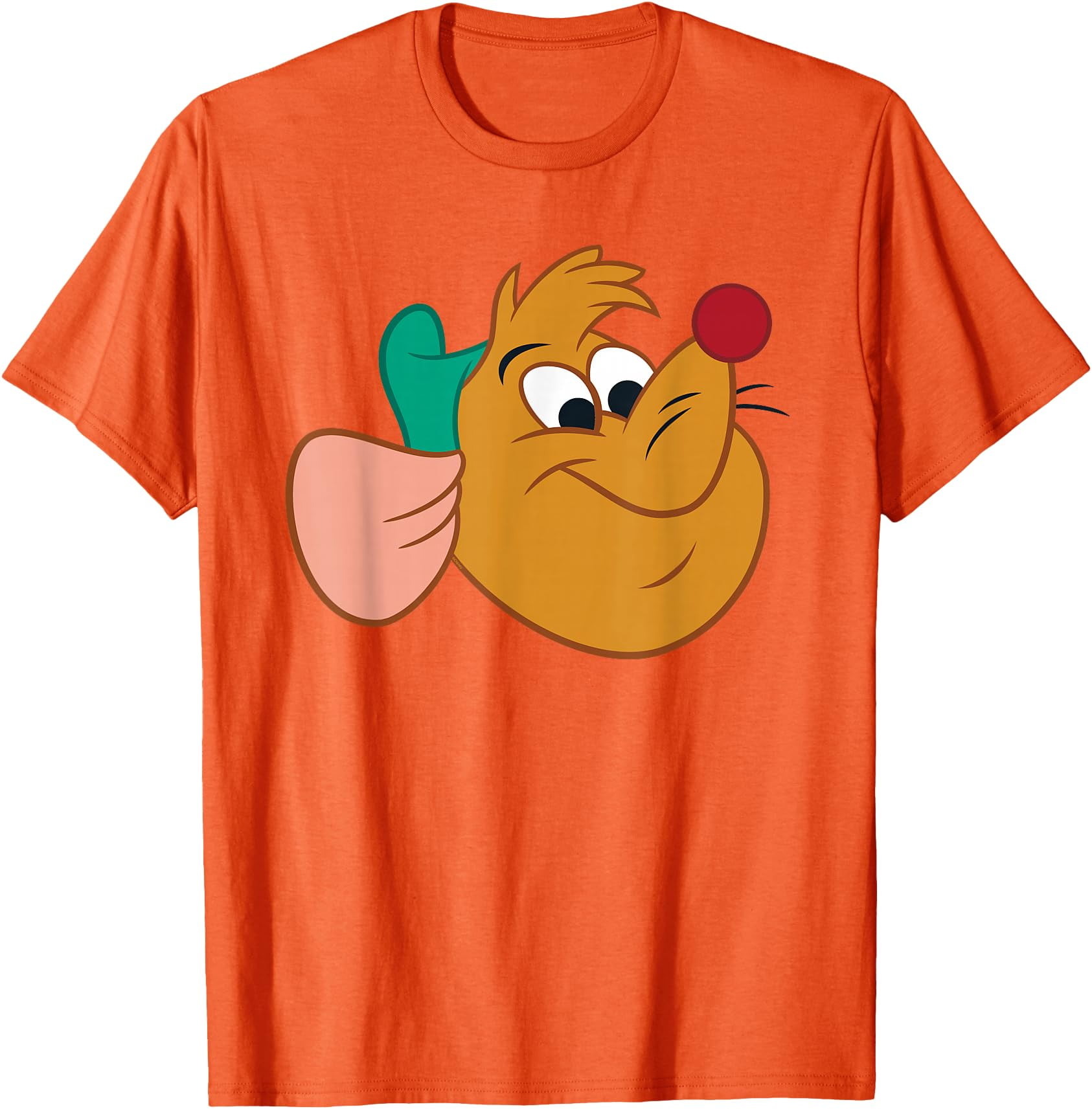 Cinderella Gus the Mouse Big Face Sidekick DTG Print Unisex T-Shirt ...