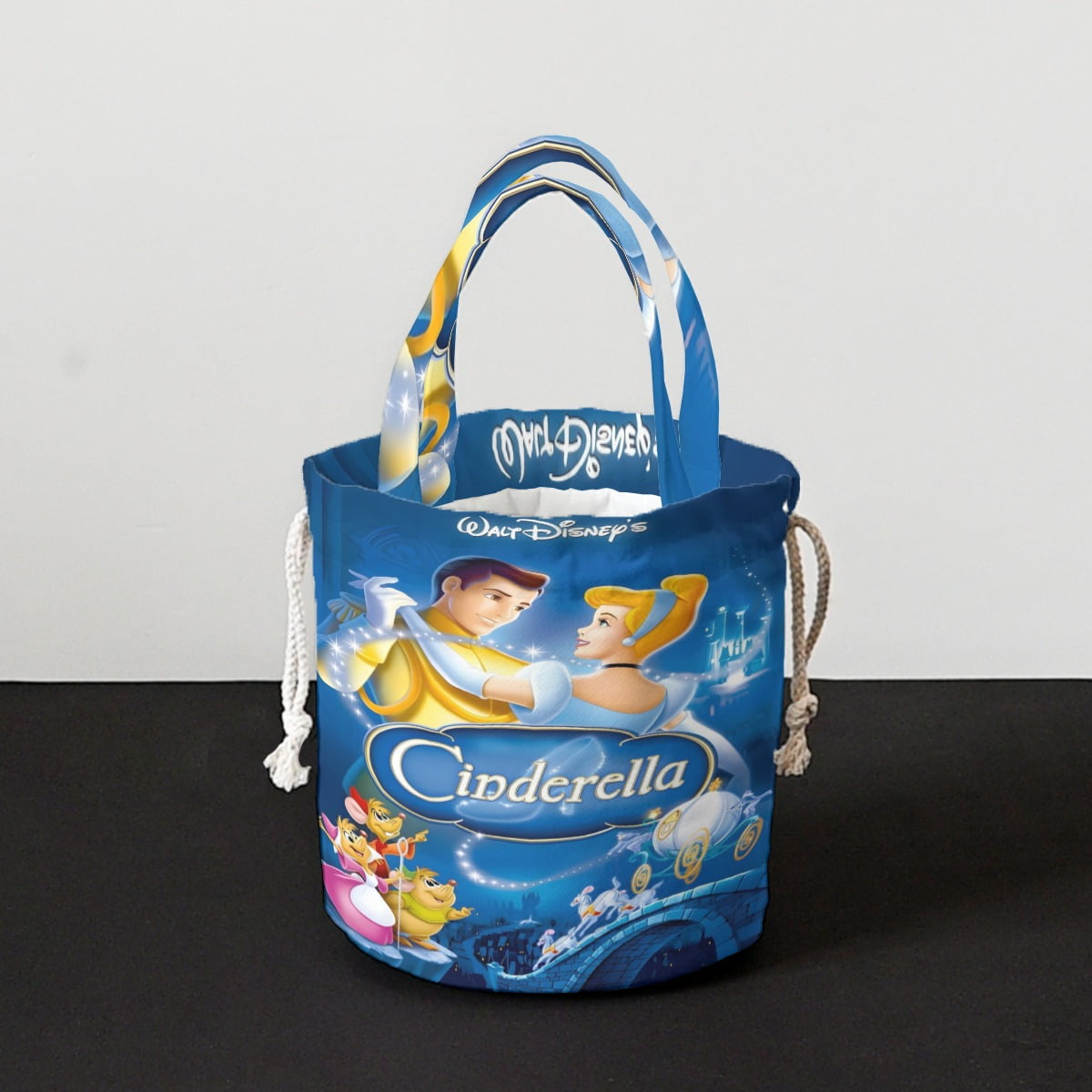 Cinderella Hand Drawstring Bag-Rice Grain Suede - Walmart.com