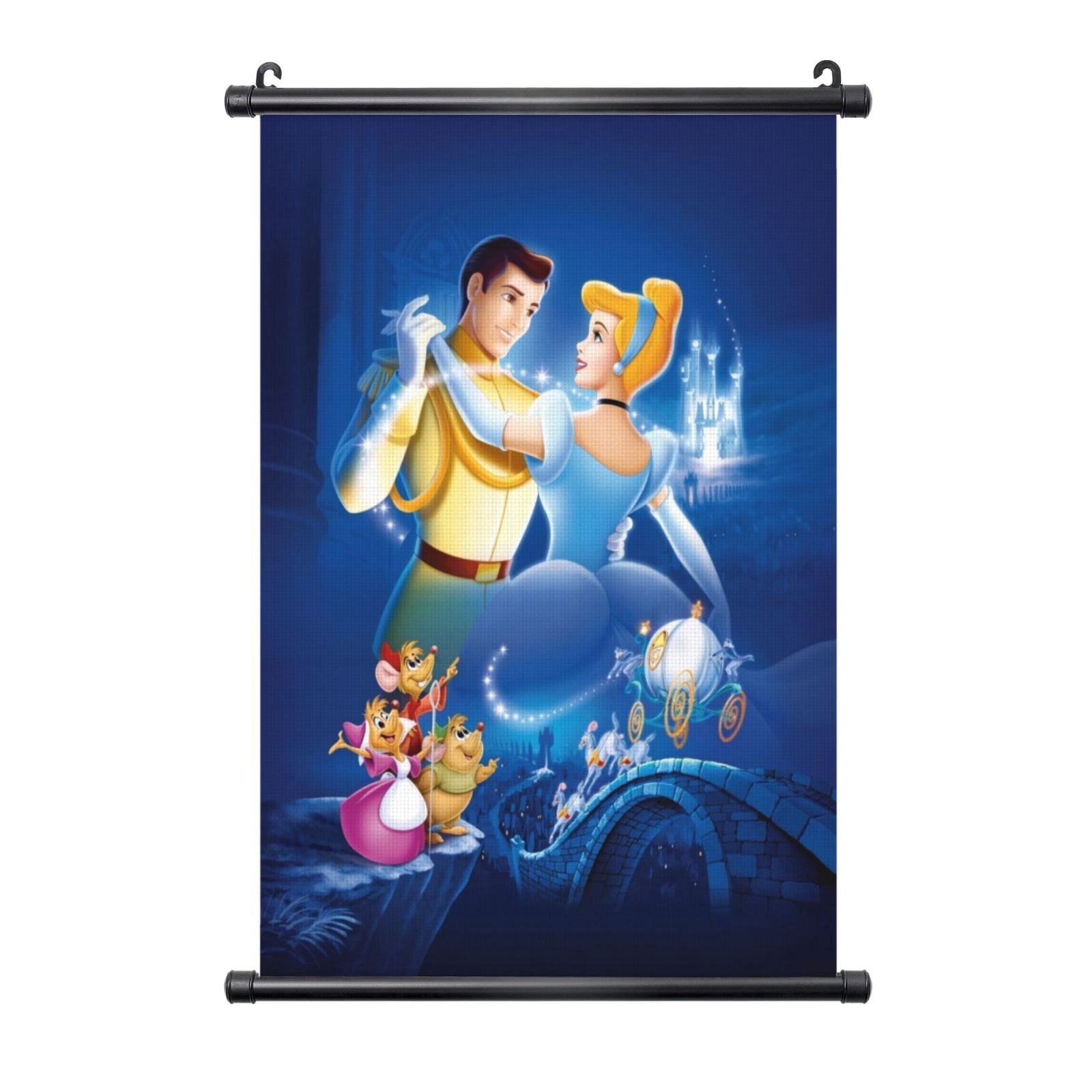 cinderella-hanging-poster-black-plastic-shaft-wall-hanging-posters