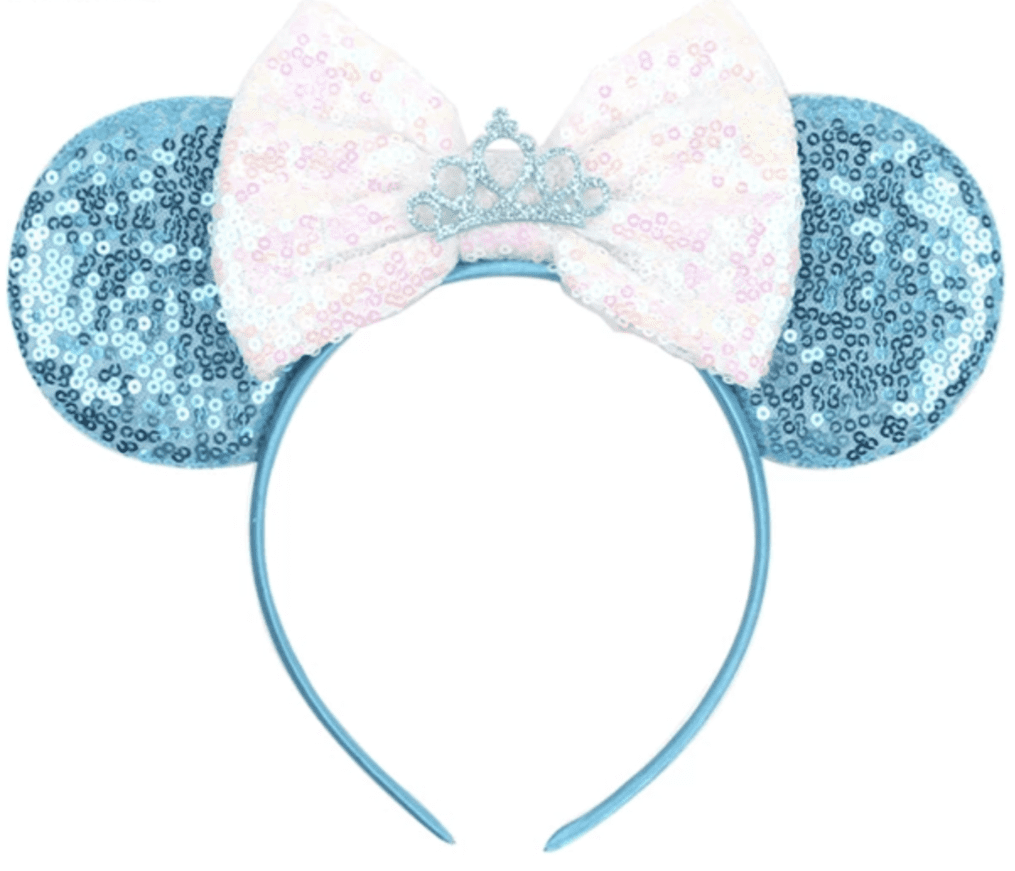 Cinderella Inspired Mickey Ears , Blue Mickey Ears, Princess Minnie ...