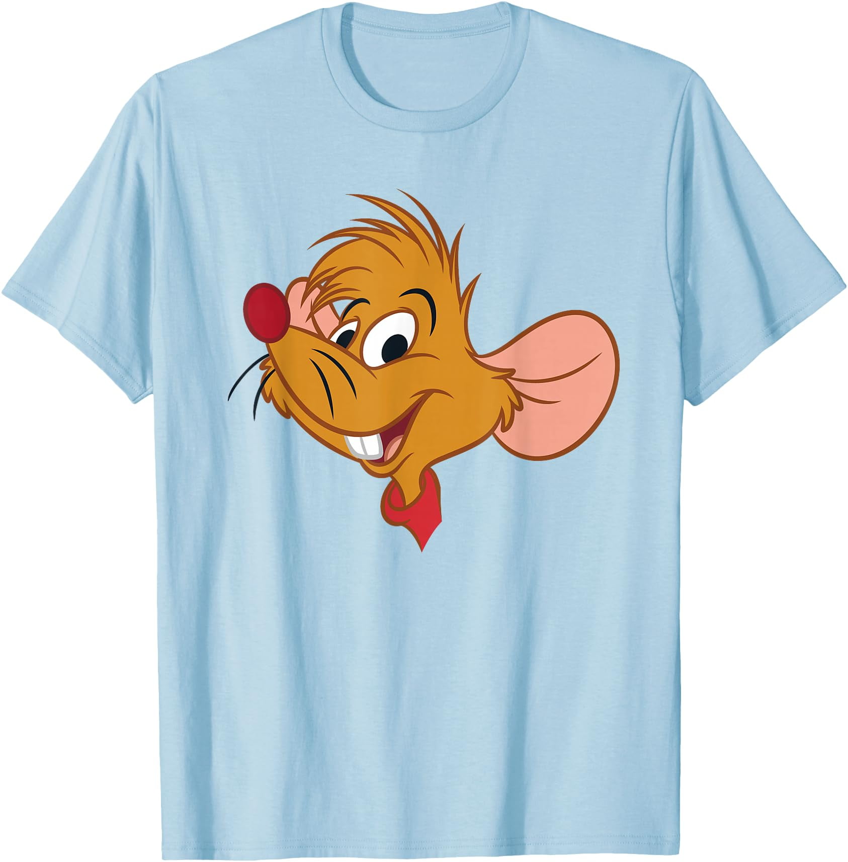 Cinderella Jaq the Mouse Big Face Sidekick DTG Print Unisex T-Shirt ...