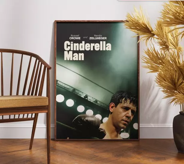Cinderella Man Poster Home Decor Vintage Art Print Cute Birthday Gift ...