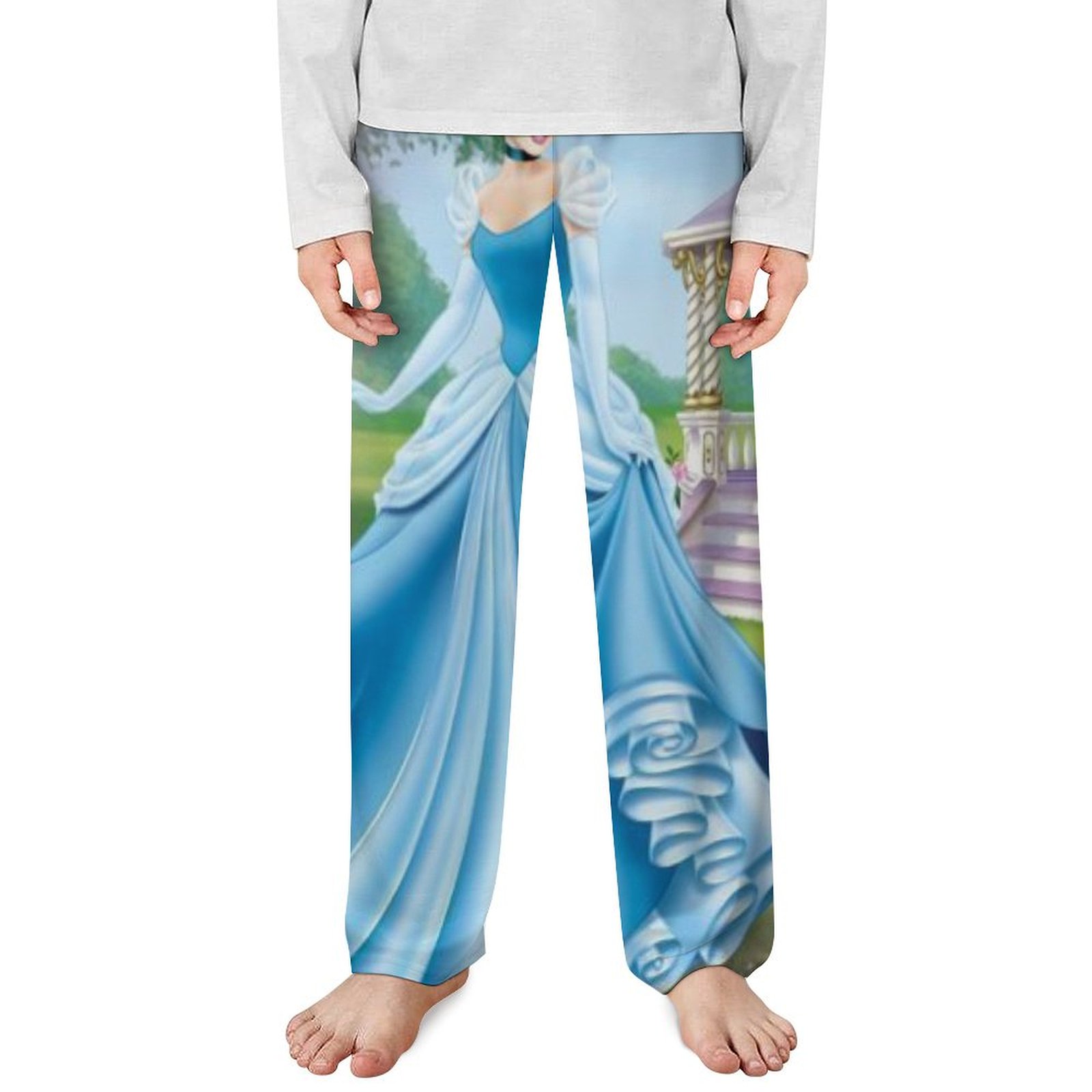 Cinderella Pajama Pants for Gils Kids Cute Sleep Bottoms Cinderella ...