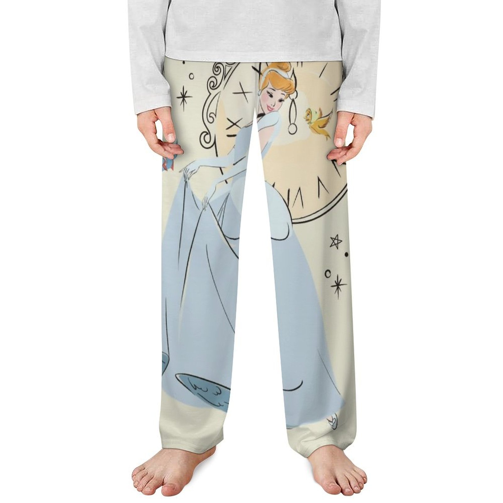 Cinderella Pajama Pants for Gils Kids Cute Sleep Bottoms Cinderella ...